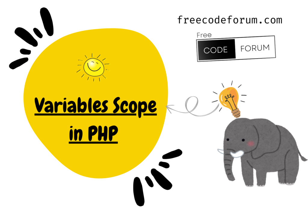 Variables Scope in PHP - free code forum